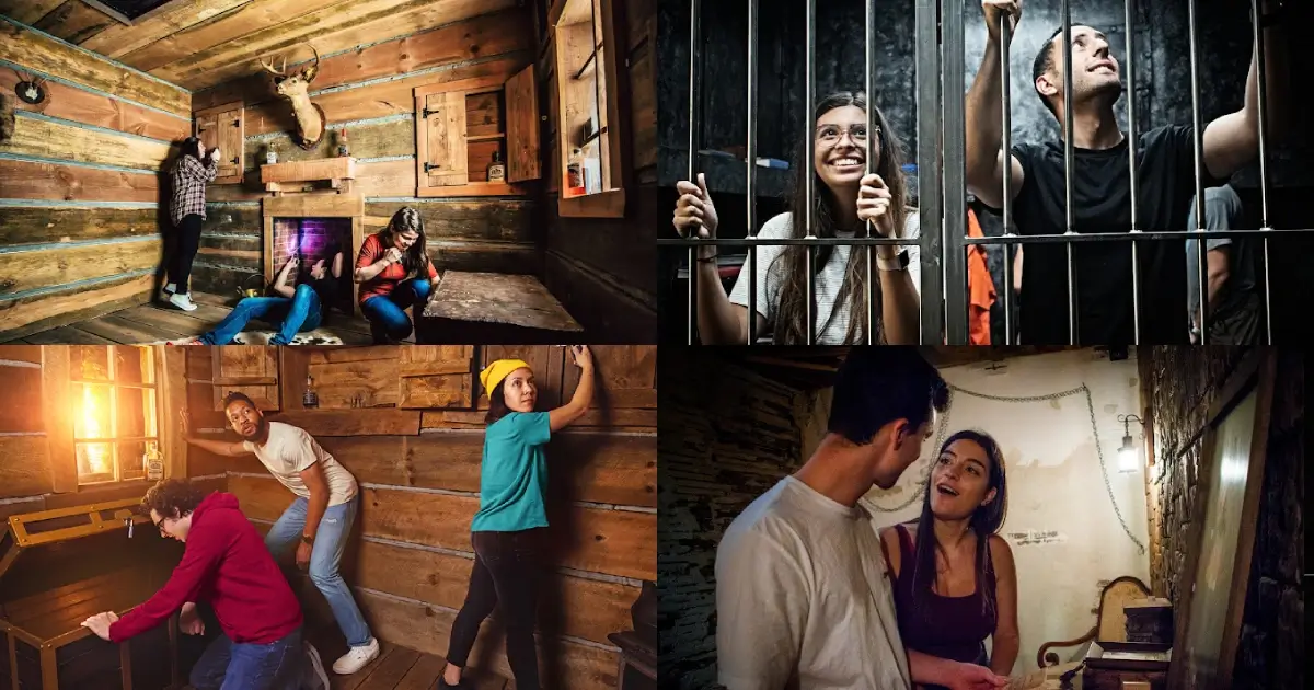 Salas de escape para toda la familia, Tematicas accion, terror ...